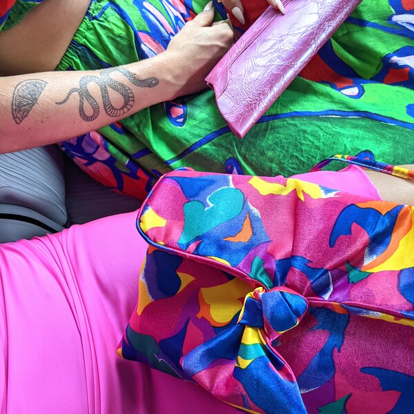 METALLIC SILVER CARDIGAN // 80's R&M Richards by Karen Kwong 2 in 1 ...