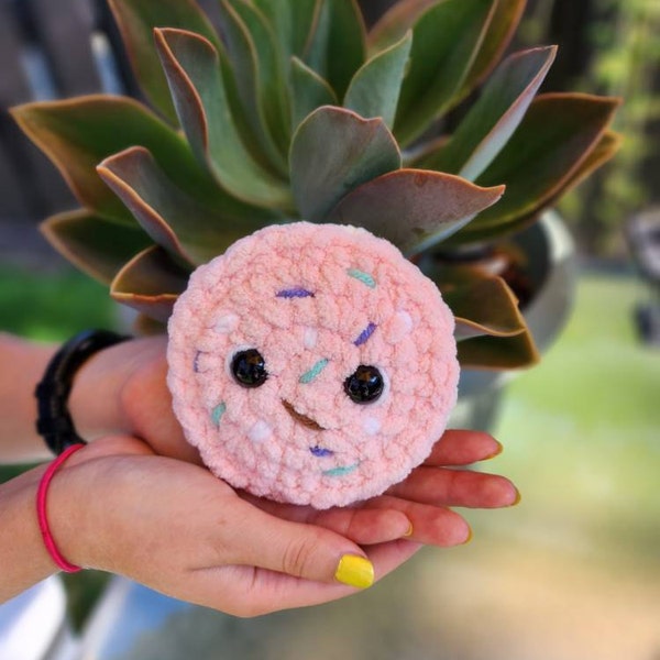 Mini Frosted Sugar Cookie Cookie Crochet Pattern, Plush Mini Cookie ...