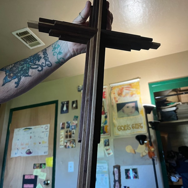 Eight-foot-tall DIY Wooden Cross Plans - Etsy