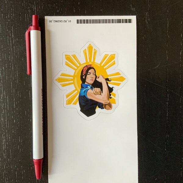 Filipino Stickers for Filipina, Filipino Art Sticker, Filipino Rosie ...