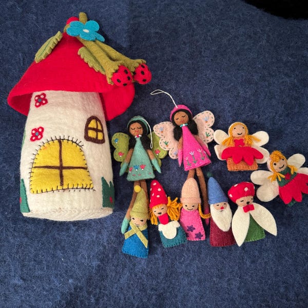 Finger Family Finger Puppets (daddy Finger, Mummy Finger, Brother ...
