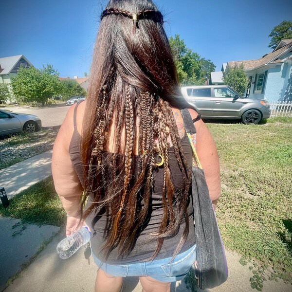 Brown to Blonde Ombré Wavy Dread Extensions | Synthetic Dreadlock ...