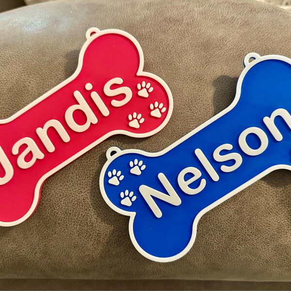 Personalized Dog Crate Sign, Custom Kennel Nameplate, Toy Box Sign ...