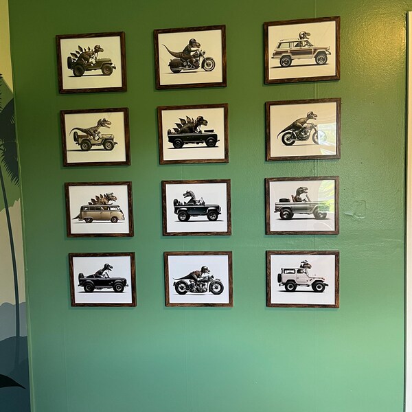 T-rex Riding a Harley , Photo Print, Boys Room Decor, Dinosaur Art ...