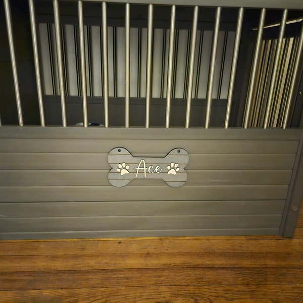 Personalized Wood Crate Sign /personalized Pet Gift / Custom Pet Name ...