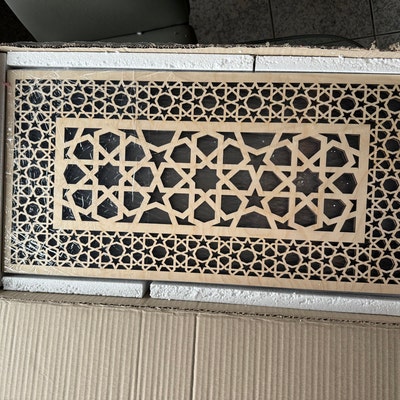 Moroccan Style Wall Panels, Wall Hanging, Wood Home Decor, Lattice ...