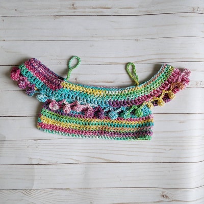 BABY Motif Tank Top Crochet PDF Pattern DIY Crocheted Belly - Etsy