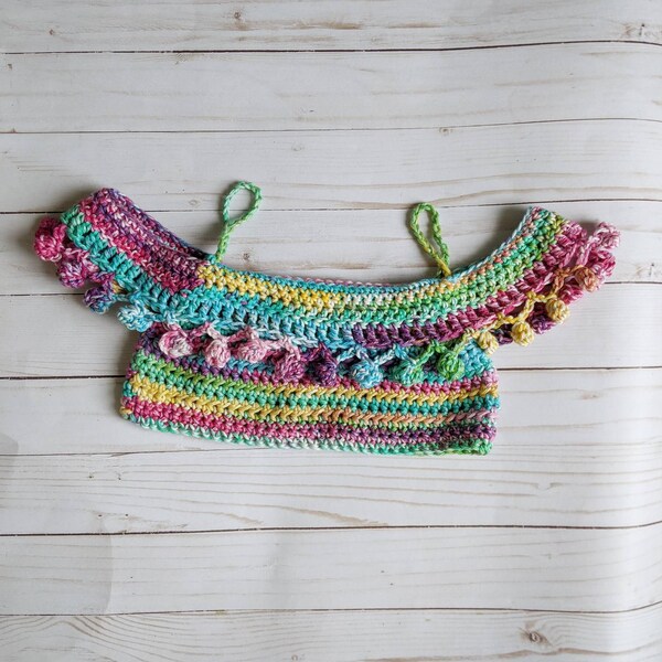 BABY Motif Tank Top Crochet PDF Pattern DIY Crocheted Belly Shirt ...