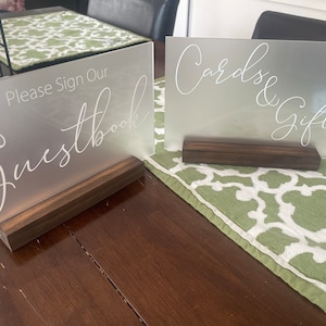 Cards and Gifts Sign Gift Table Sign Card Box Sign - Etsy