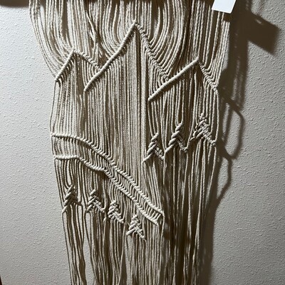 Mountain Range Macrame Three Sisters Macrame Wall Hanging Macrame ...