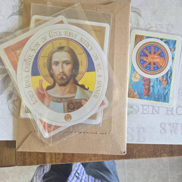 05 October - 08 October Christian Stickers With an Icon for Each Day ...