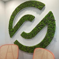 CORTEN rusted Steel LED Backlit Sign, Backlit, Business Sign-plaque ...