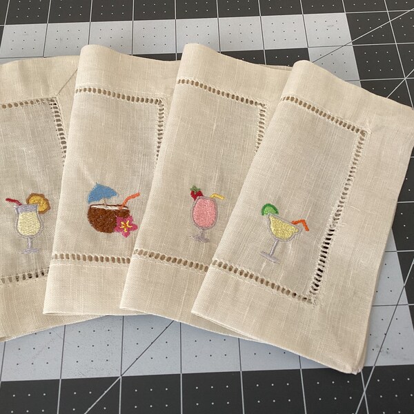 Mini Drinks Machine Embroidery Design Set-instant DOWNLOAD - Etsy