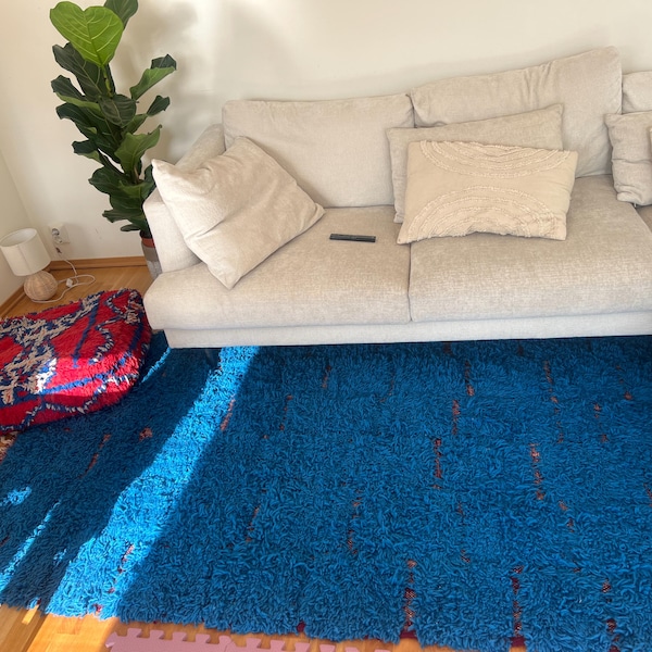 Costum Moroccan Colorful Rug, Authentic Moroccan Rug, Berber Carpet ...