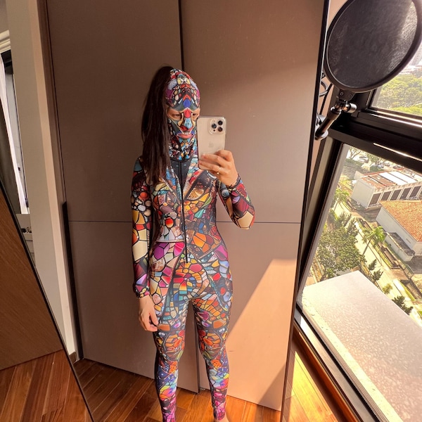 Tiger Mesh Catsuit, Tiger Mesh Costume Women, Animal Mesh Costume Women ...