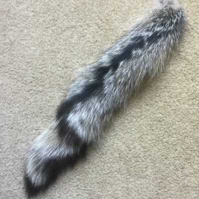 Eco Friendly Gray Fox Tails - Etsy