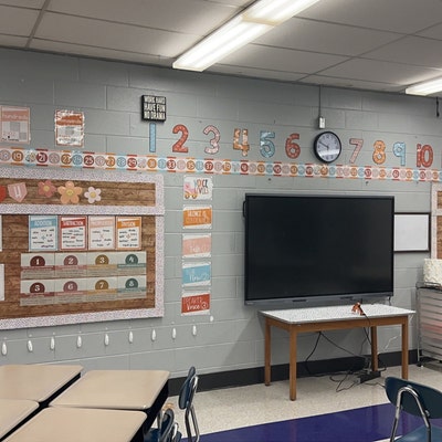 Boho Rainbow Number Posters 0-30 - Etsy