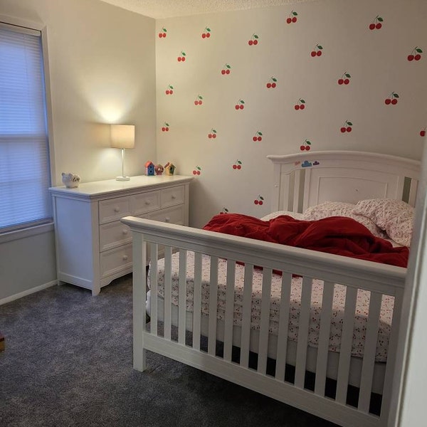 Cherries Wall Decal Vinyl Stickers - Cherry Decals Sticker for Kids ...