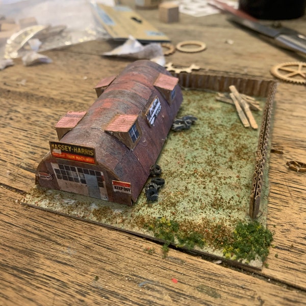 Paper Model Cardstock Model Weathered Shanty Buildings N Scale or Z ...