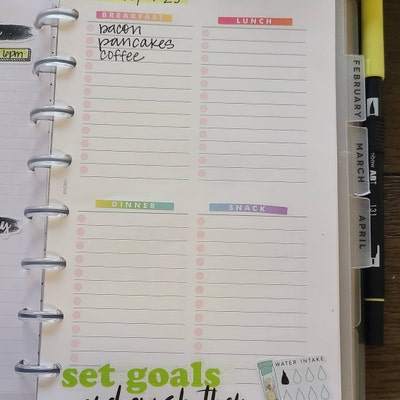 Half Letter Planner Inserts Printable, Checklist Printable Inserts ...