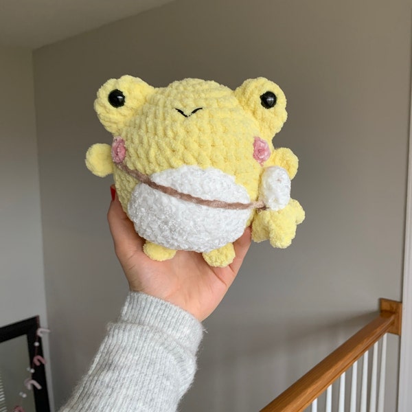 3in1 Crochet Pattern - Chubby Squishy Frogs, Strawberry Frog, Sky Frog - Etsy