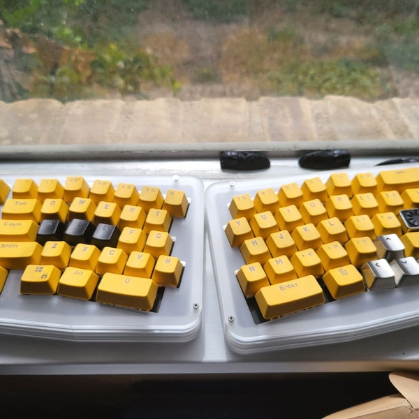 Mechanical Keyboard Keycaps Black to Gray Gradient for Cherry MX Stem ...