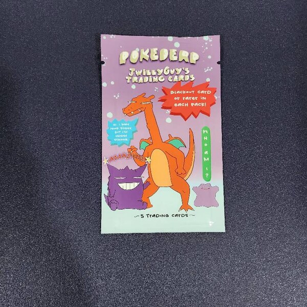 Printable Trading Card Stand | POKEDERP - Etsy