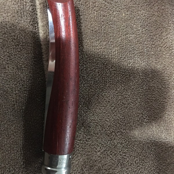 Elegant 3" Locking Blade Whitby Knife. Hardwood With Combined Stainless ...