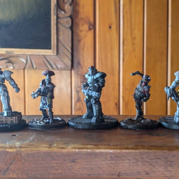 The Atomic Unity Bundle Post Apocalyptic Inspired Miniature Set Resin 3D Printed Tabletop Games ...