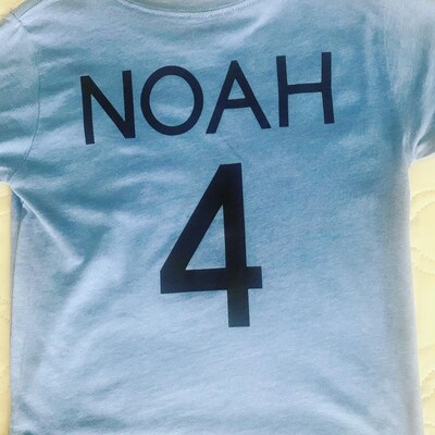 Add-on Name & Number Backside Add on Put Your Name and Number on Back ...