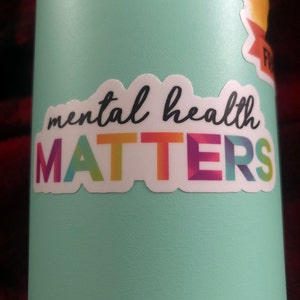 Mental Health Matters Sticker 3 X 1 Mental - Etsy