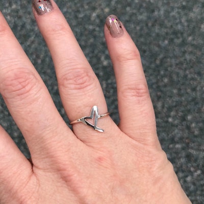 Custom Handwriting Ring Memorial Signature Ring Dainty - Etsy