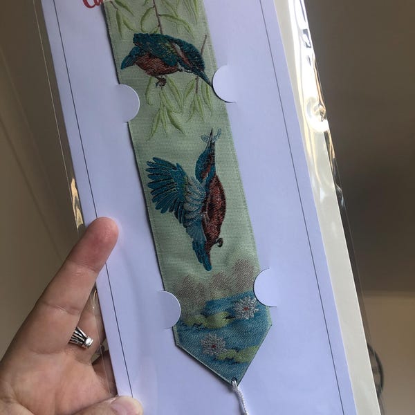 1041 Iris - Woven Bookmark - Etsy