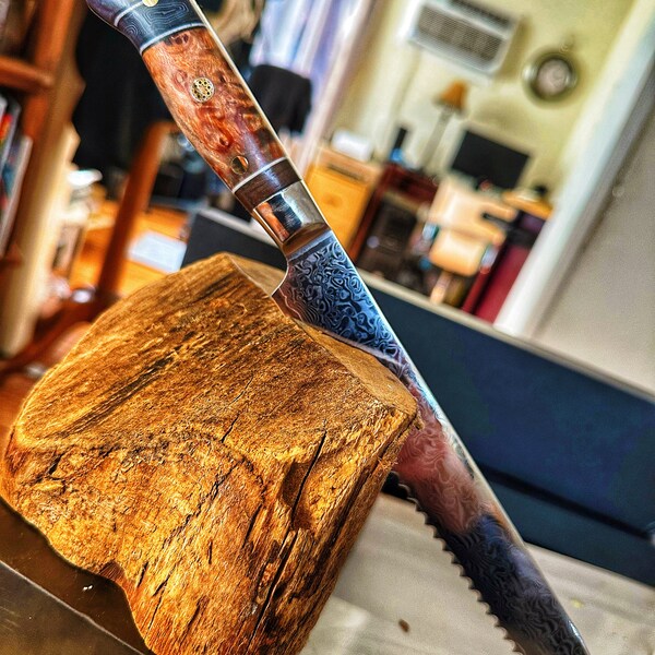 Stabilized Wood Cholla Knife Scales Blank Handle Cactus Block Burl ...