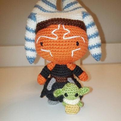 Ahsoka Tano Kid Crochet Pattern Star Wars Amigurumi Toy Crochet Doll ...