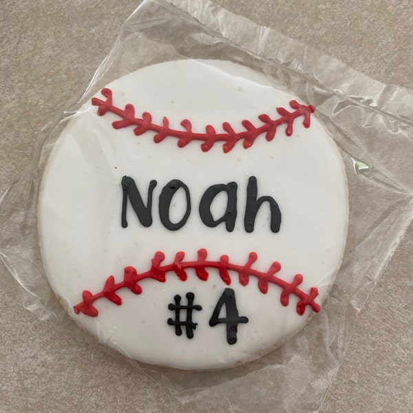 Softball Cookies - Etsy