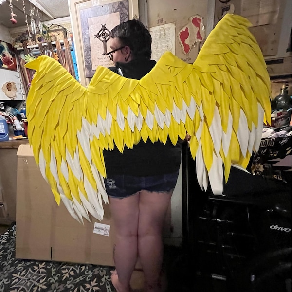 Large Black Angel Wings, Black Butterfly Wings, Wings for Cosplay ...