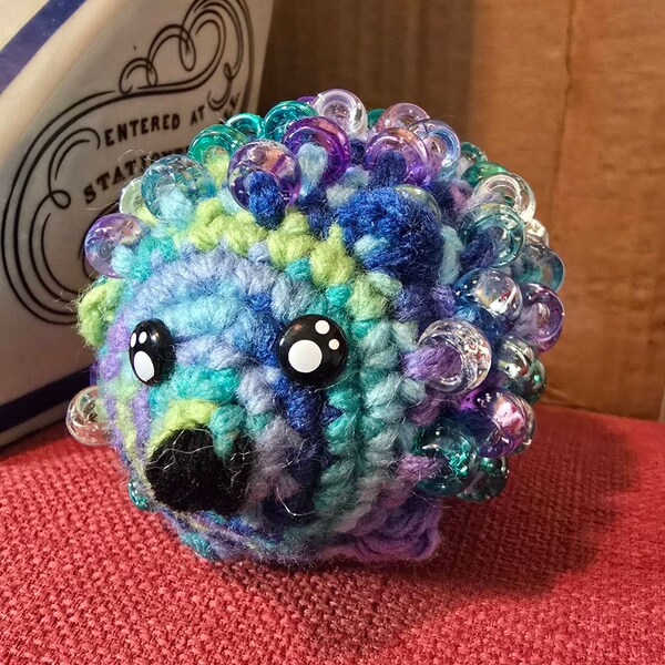 Beaded Fidget Hedgehog Crochet Pattern Crochet Fidget Toy Fidget ...
