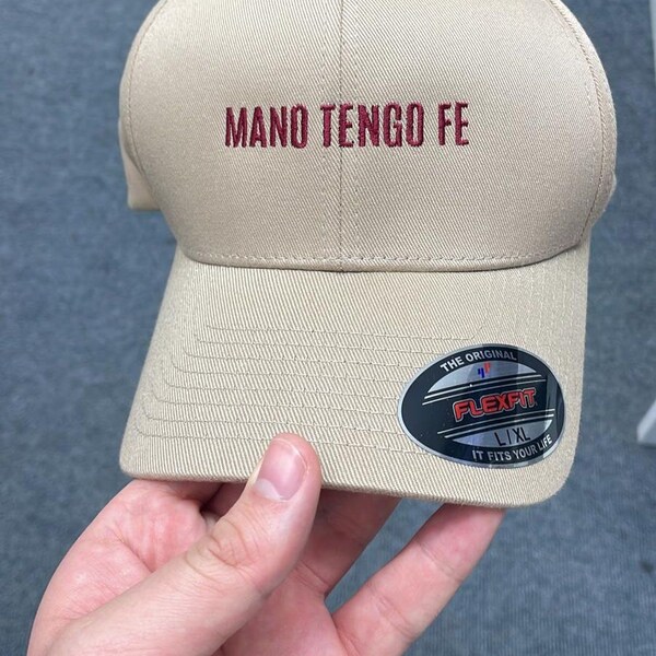 Venezuela Embroidered Cap Mano Tengo Fe Hat. Gorra De La Vinotinto ...