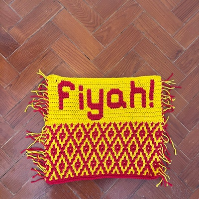 Mosaic Crochet Alphabet-large Block Font, Mosaic Overlay Crochet ...