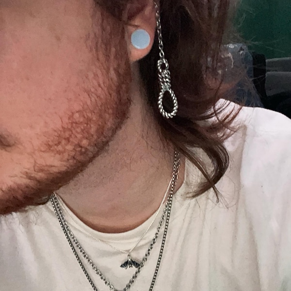 Gallows Noose Earrings | Gothic & Macabre Jewelery | Choice of Hoops or ...
