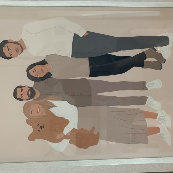 DETAILED Personalized Illustration From Your Photo, Unique Gift, Custom ...