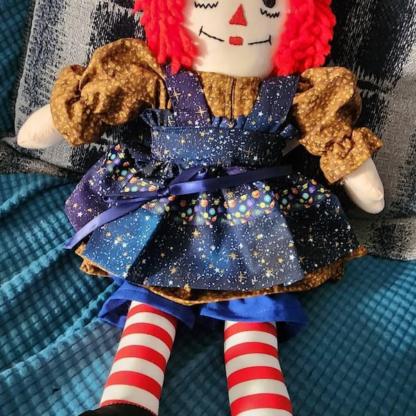 Raggedy Ann Doll Clothes for Rag Doll Outfit for 10 To12 Inch Rag Dolls ...