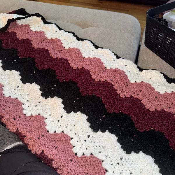 6-day Man Blanket Crochet Pattern by Betty Mcknit - Etsy