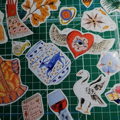 Mary Shelley Sticker Set With Lord Byron, Percy Shelley Frankenstein ...