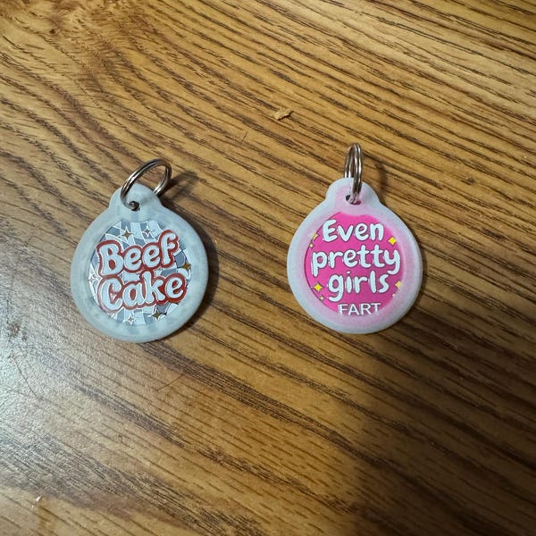 Cute Daisy Flower Dog Tag • Girl Dog Tag for Pets Personalized • Silent ...