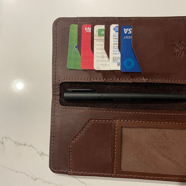 Men’s Wallet – Slimline American Bison Buffalo Hide – 9 Pocket - Etsy