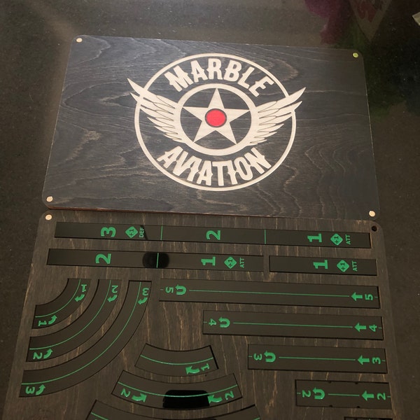 Full Set of Acrylic 2.0 Templates and Range Rulers for Use With X-wing ...