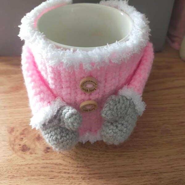 Crochet Christmas Mug Jumper Pattern - English Only - Etsy