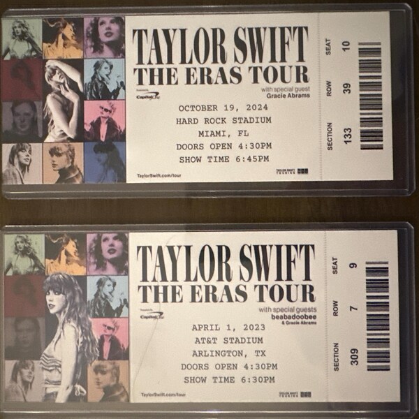 Sports Event Commemorative Souvenir Ticket Stub (nba, Nfl, Pga, Nhl, Ncaa, Championship ...